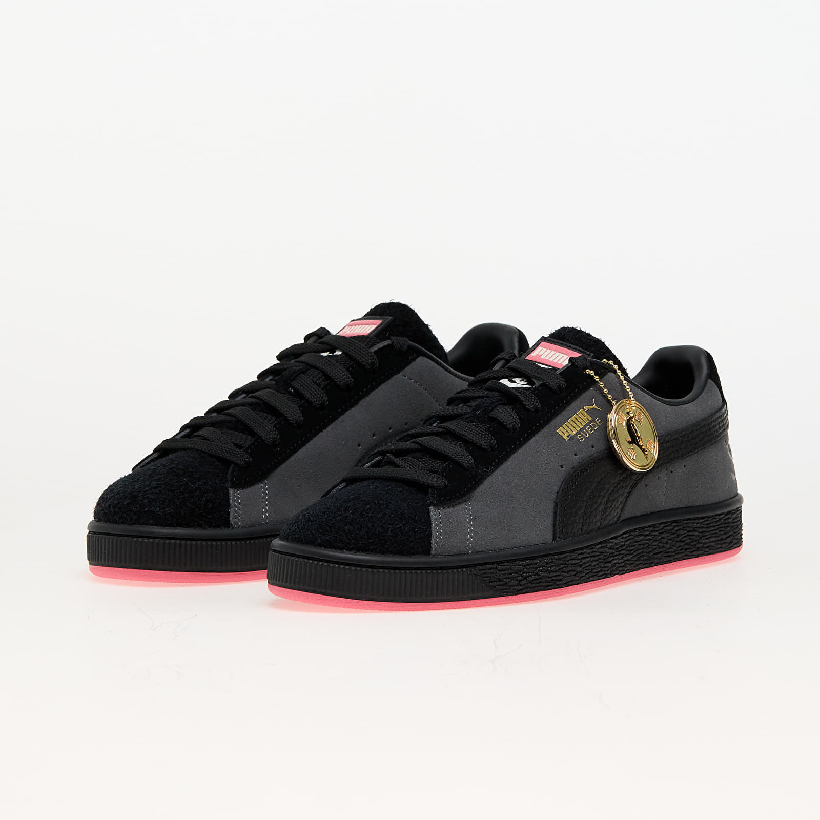 Puma x Staple Suede Black/ Shadow Gray - Kicks.ro